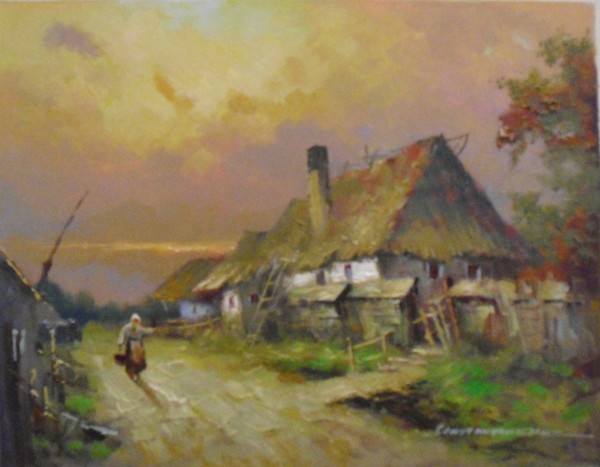 Rustic-2. Tablou de Constantinescu Virgil
