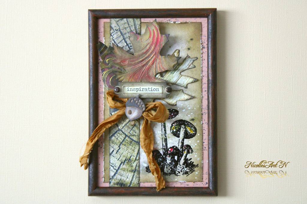 Fall project, Tim Holtz Collection. Tablou de Lupu Nicoleta