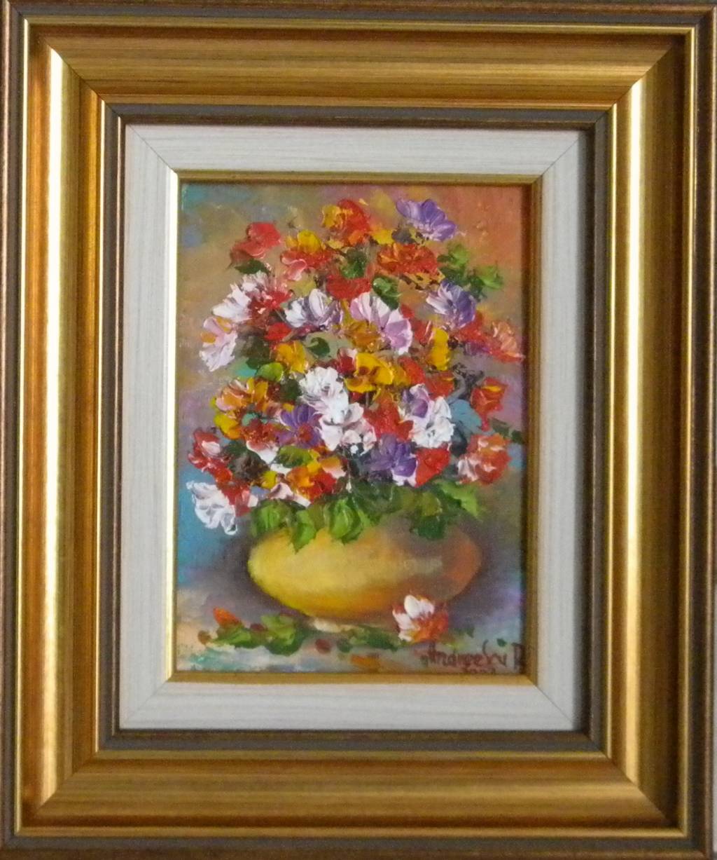 FLORI MULTICOLORE 12. Tablou de Andreescu Razvan