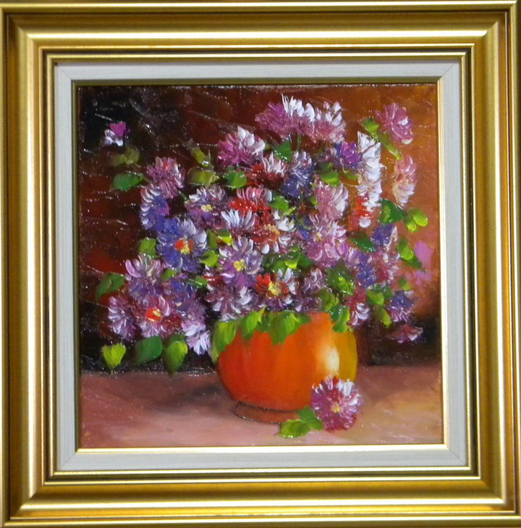 FLORI MULTICOLORE 18. Tablou de Andreescu Razvan