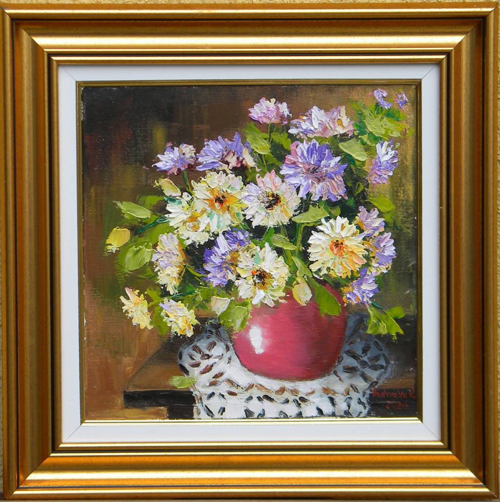 FLORI PE MILEU 2. Tablou de Andreescu Razvan