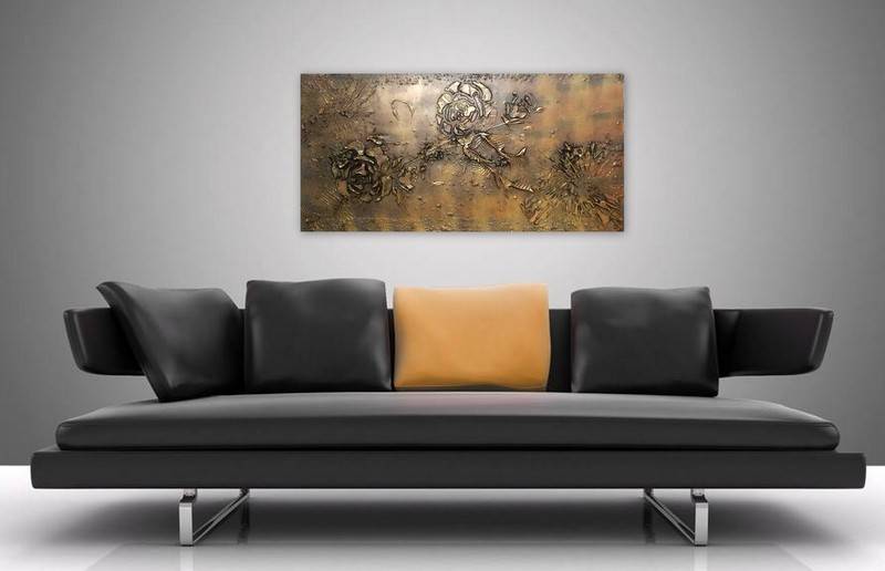 METAL FLOWER 5. Tablou de Viantty