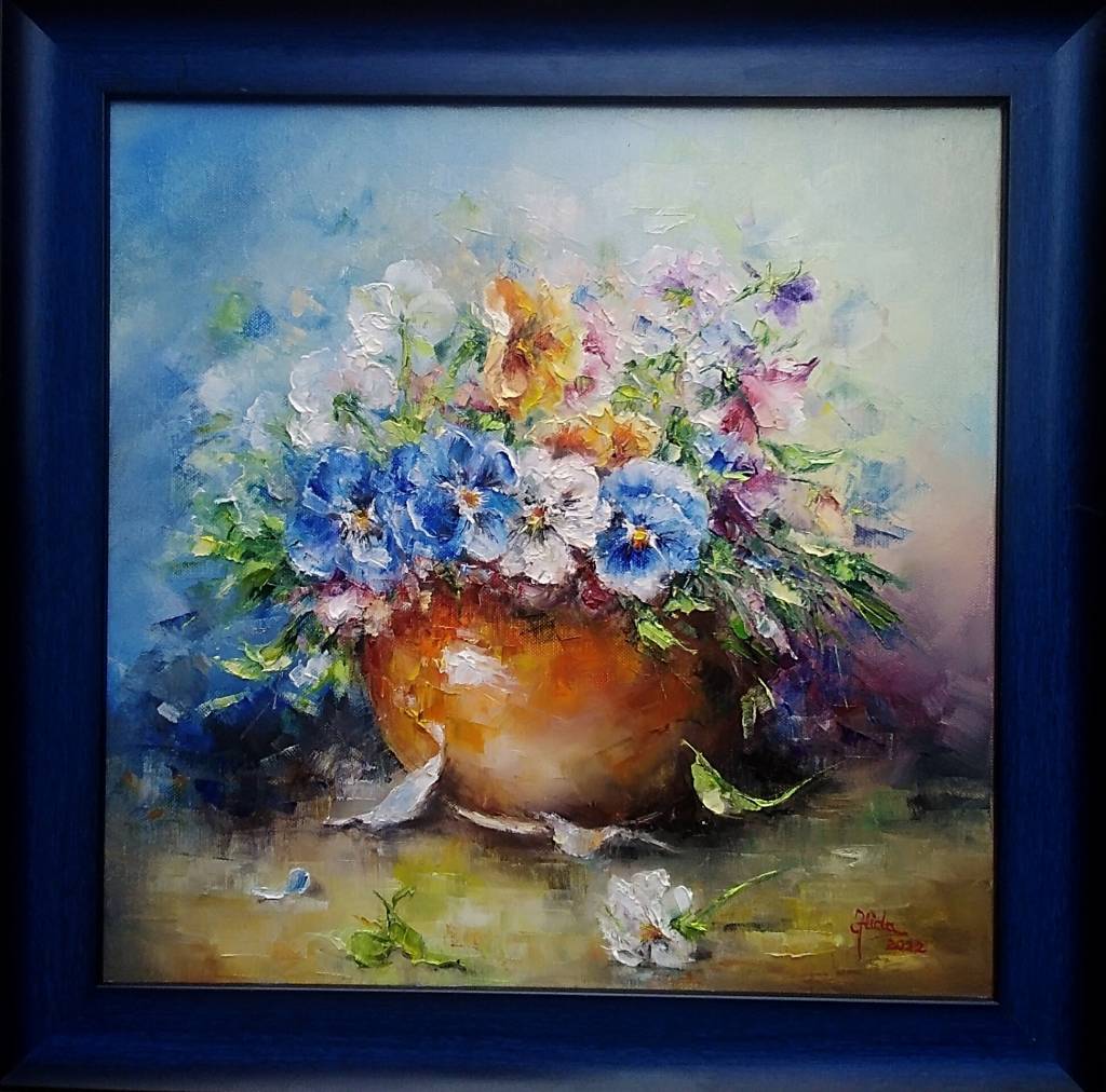 Panseluțe . Tablou de Nagy Alida