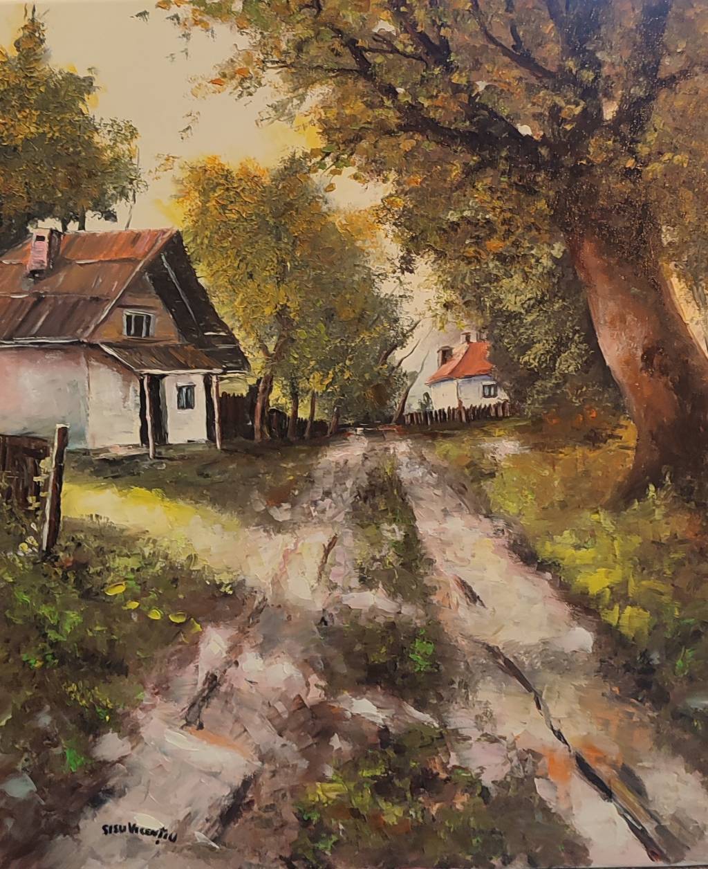 Peisaj Rustic 5. Tablou de sisu vicentiu