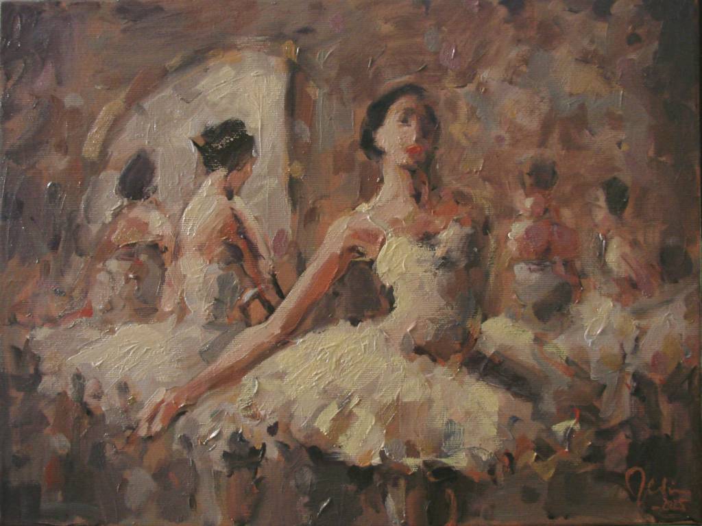 Prim balerina. Tablou de doru cristian deliu