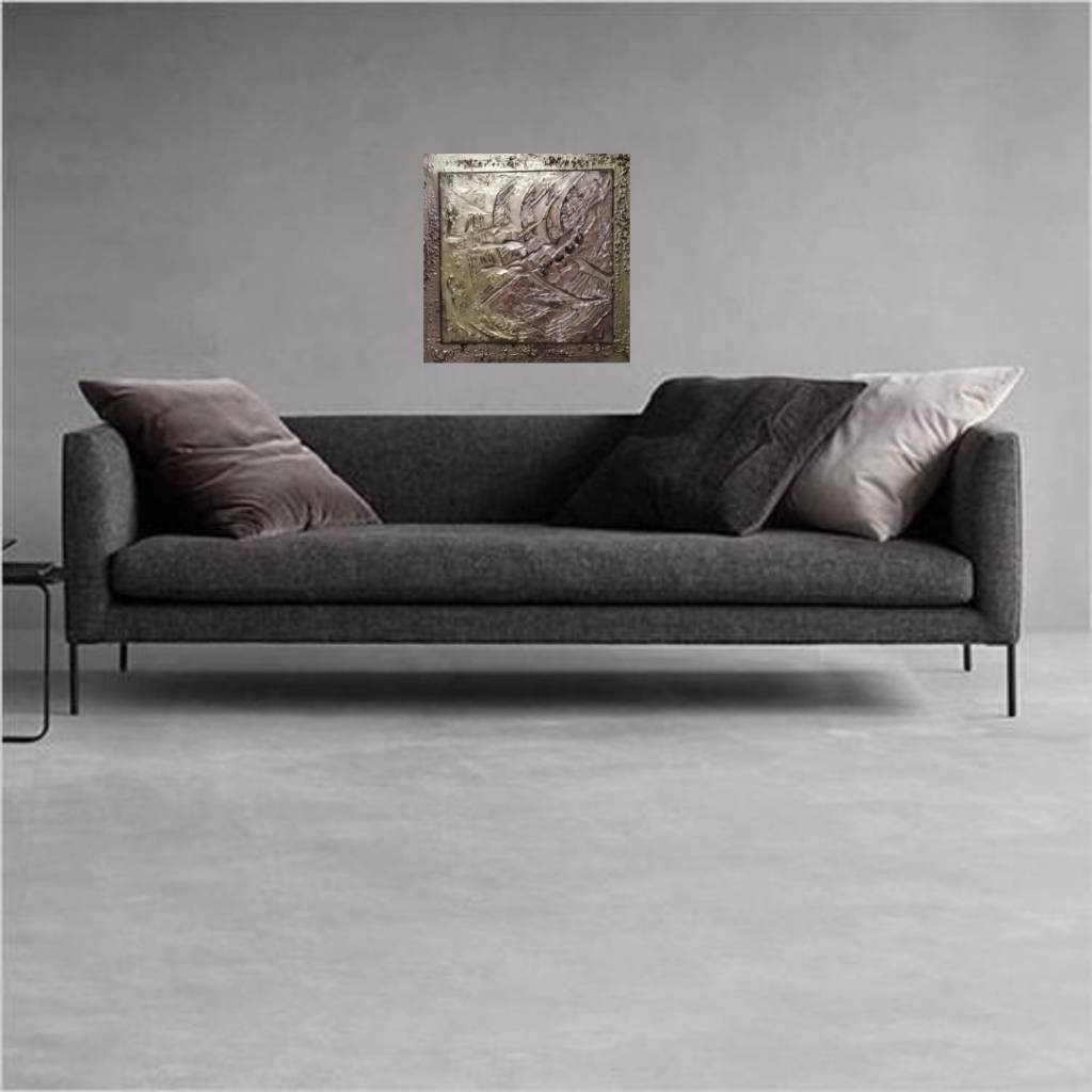Tablou abstract GOLD. Tablou de Viantty
