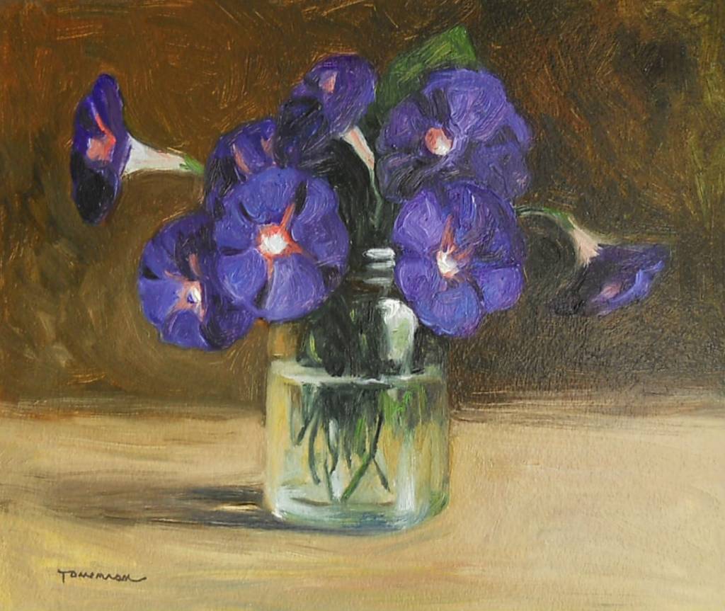 zorele in borcanel. Tablou de Emanuel Tancau