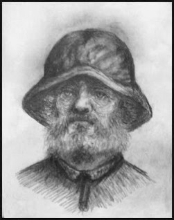 Portret de batran 3. Tablou de Covaliov Victor
