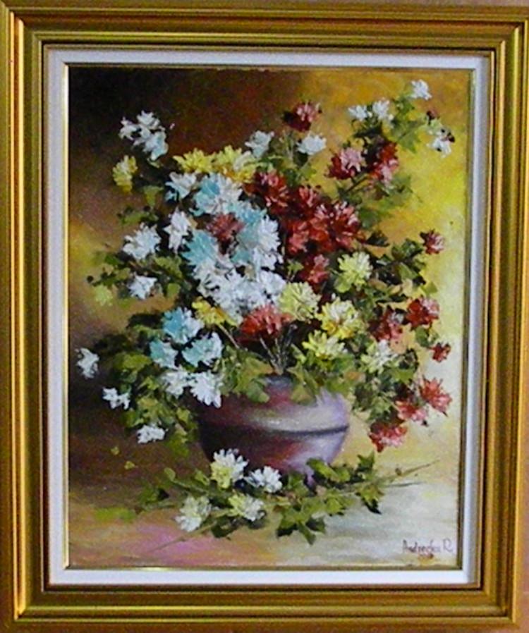 TOAMNA FLORILOR. Tablou de Andreescu Razvan