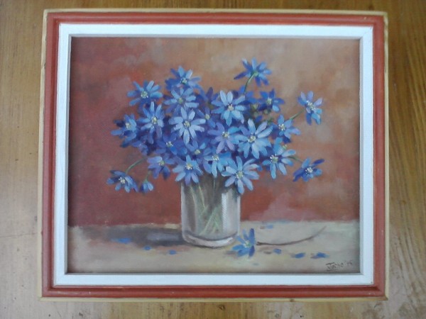 Albastrele. Tablou de Tache Camelia