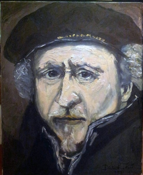 Rembrandt. Tablou de Daniel Triff