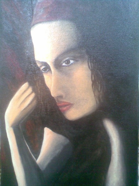 Introspectie. Tablou de Marius Mocanu