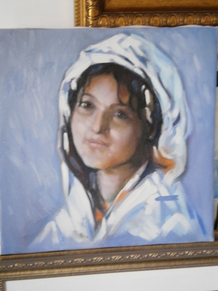 Tarancuta cu naframa. Tablou de Prundea Marian