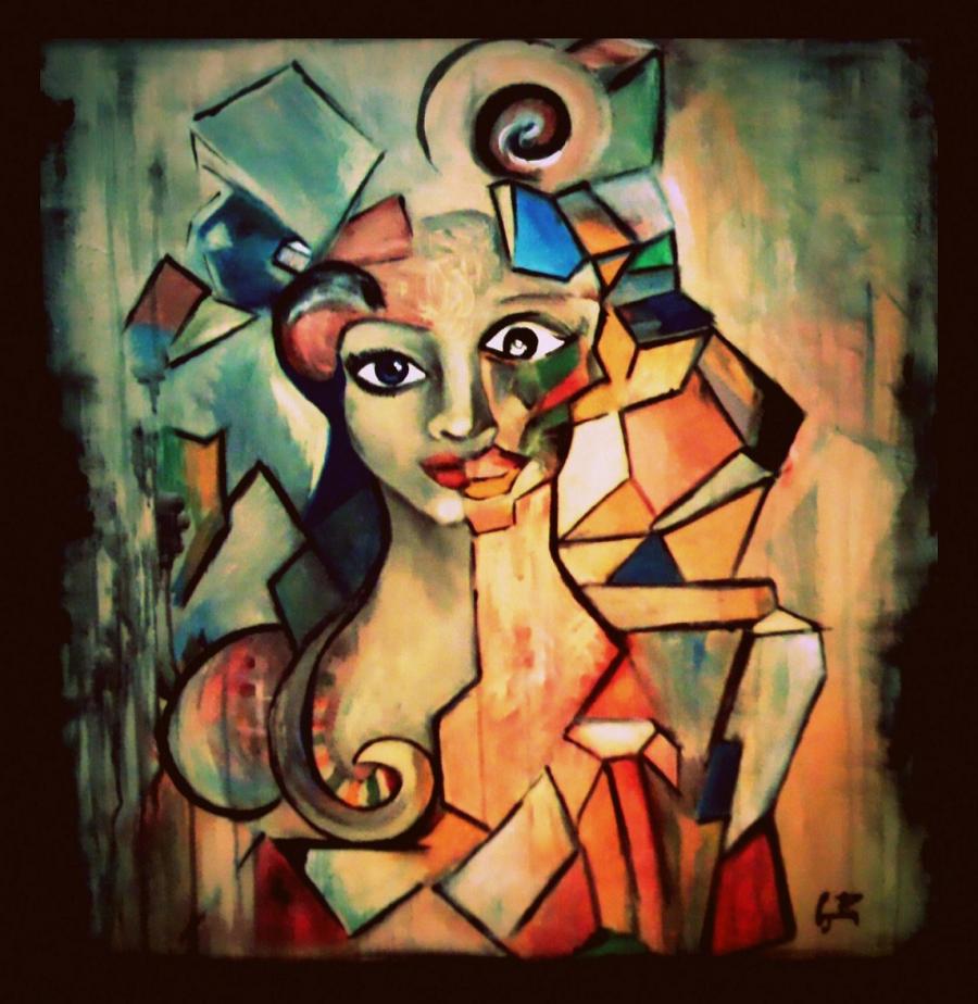 In dark euphoric. Tablou de Sirbu Iulia