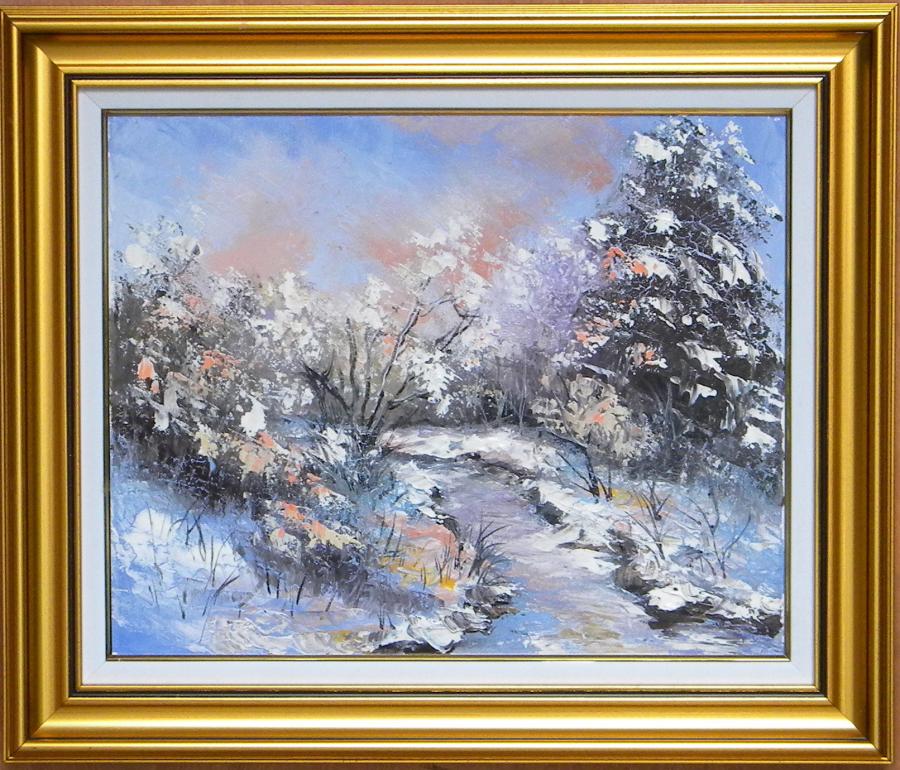 VIZIUNE DE IARNA. Tablou de Andreescu Razvan