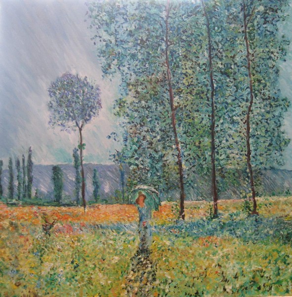 Reproducere monet. Tablou de Petrica Sobaru