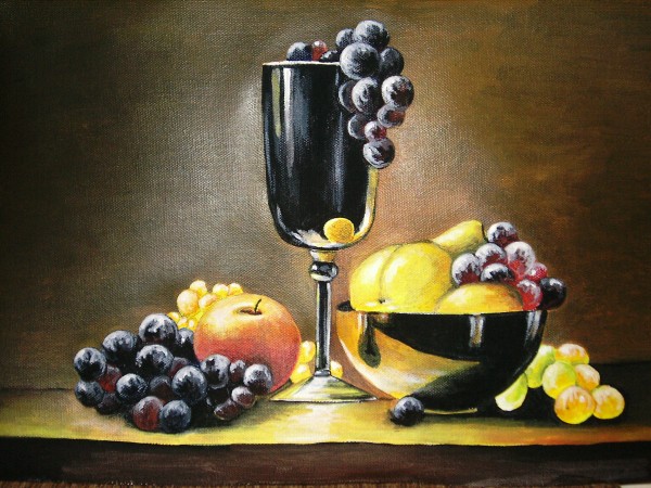 Fructe . Tablou de Voica Radu
