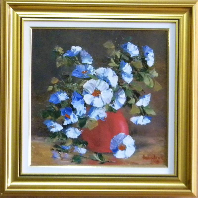 FLORI ALBASTRE . Tablou de Andreescu Razvan