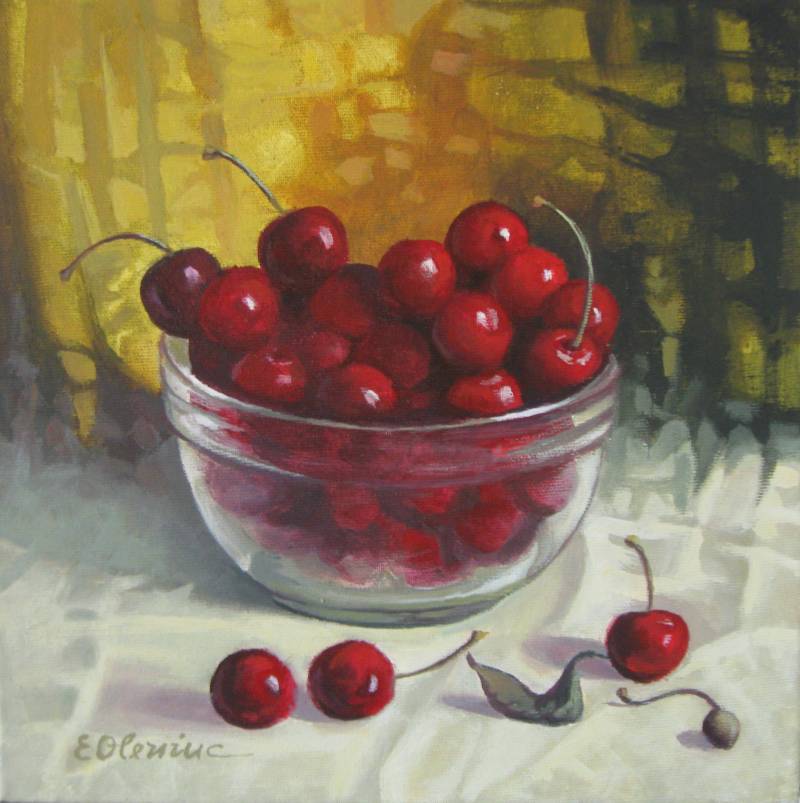Fructe de vara. Tablou de Elena Oleniuc