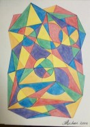Forme geometrice 2. Tablou de Mihai Nicolae